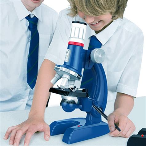 Microscope Kit Lab Led 1200x Homeschool Science Ed Grandado