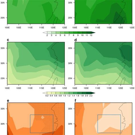 A B The Standard Deviation Of Synoptic Scale Precipitation Anomalies