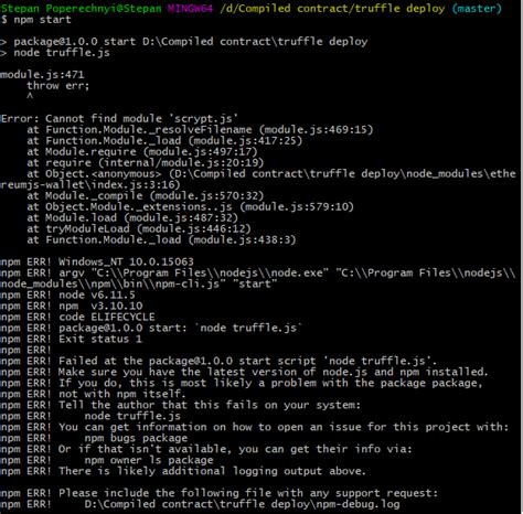 Solidity Problem With Truffle Deployment In Ropsten Ethereum Stack