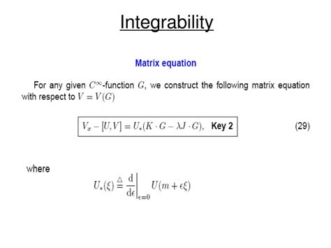 Ppt Exploring Integrable Hierarchy Via Spectral Problems Powerpoint Presentation Id4240528
