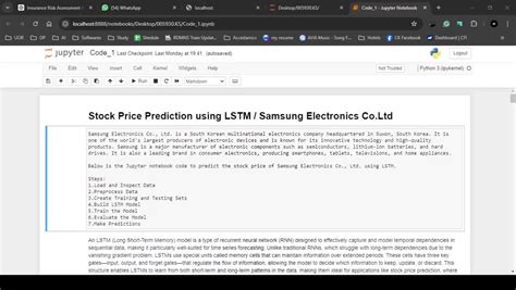Chamara Subasinghe On Linkedin Machinelearning Datascience Lstm Stockprediction