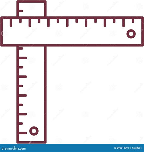 Set Corner Ruler Scales Approximate Measurements And Hand Scale