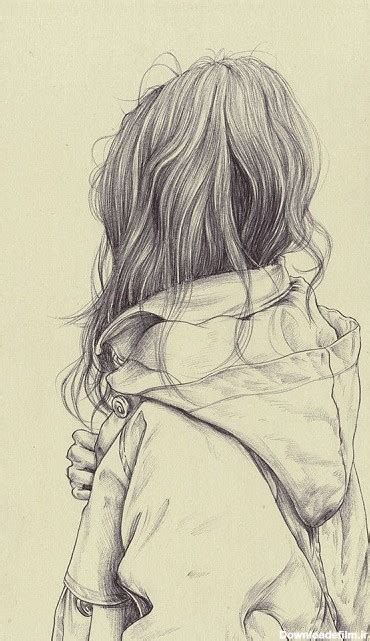 عکس نقاشی سیاه سفید فانتزی