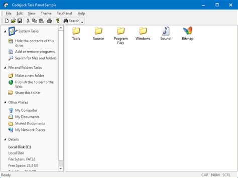 Task Panel Examples Codejock