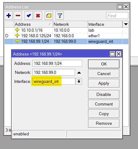 MikroTik WireGuard VPN Configuration Example