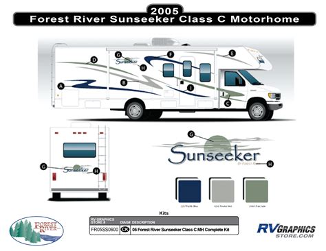 Shop By Manufacturer Forest River Sunseeker 2005 Sunseeker Class C Motorhome