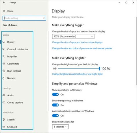 Hp Pcs Accessibility Options Windows Hp Support