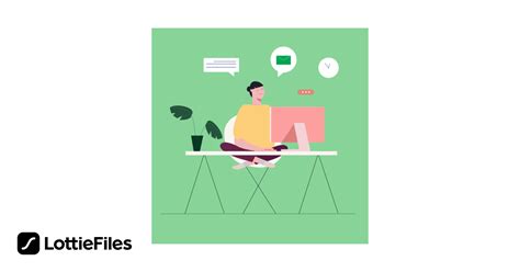 Free Programmer Doing His Work During Lockdown Animation By Hidayath