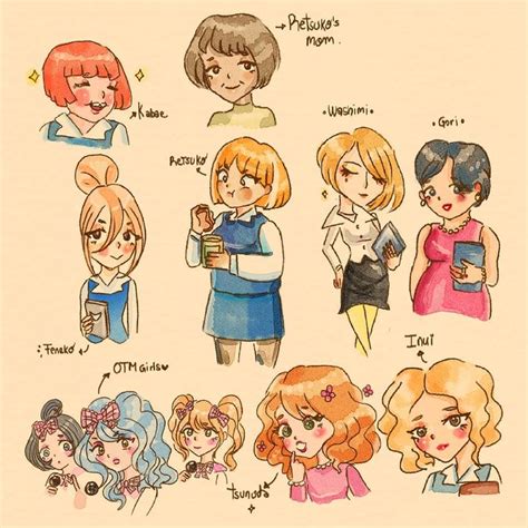 Aggretsuko Characters Human Au Instagram Art Character Zelda Characters