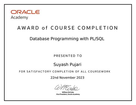 Connections Oracleacademy Plsqlcertification Databaseprogramming Certificationachievement