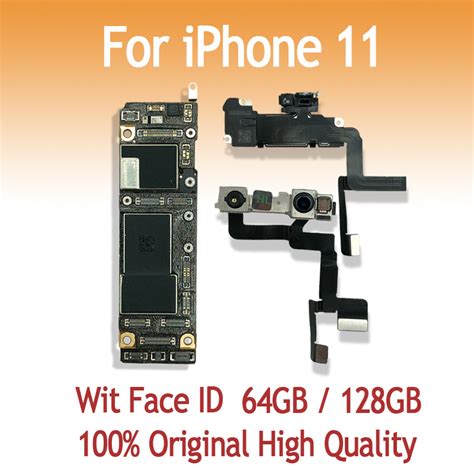 64gb 128gb 256gb Motherboard For Iphone 11 With Face Id Ios Logic Board Mainboard Shopee Malaysia