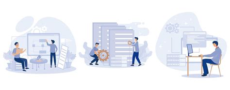 Premium Vector Database Storage Concept Big Data Architecture Developer Programming Language