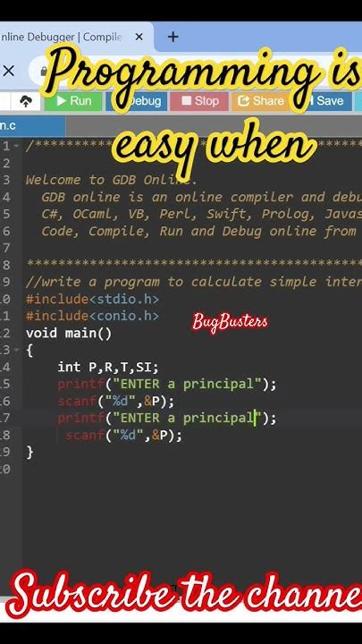 Programming Is Easy With Bugbusters Easy Way To Learn Coding