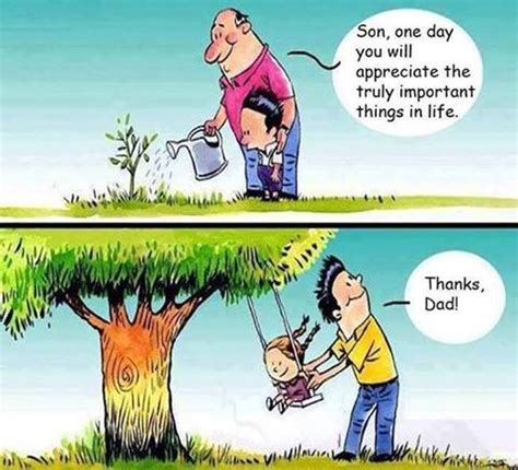Dad Son Plant A Tree As Dad Knows Hell Never Sit Under Its Shade