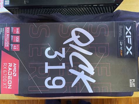 XFX SPEEDSTER AMD RX6700XT QUICK 319 Black 12GB Video Card EUR 261 85 PicClick DE