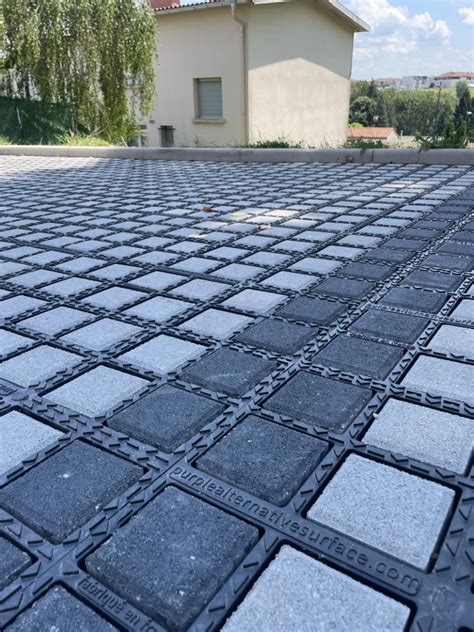 Purple PavÉ® Dalle Ultra Résistante Perméable Parkings And Accès