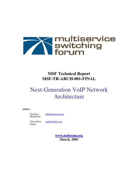 Pdf 3 Voip Architecture Dokumen Tips