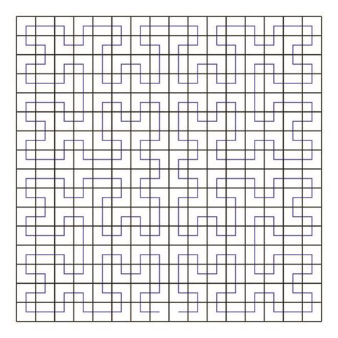A Moore Curve Of Order N 1 B Moore Curve Of Order N 2 C Moore Download Scientific