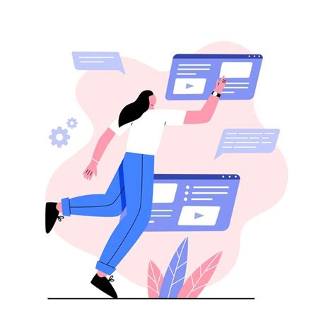 Premium Vector Cms Content Administration Concept