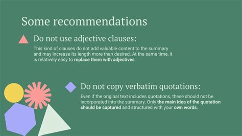 How To Summarize A Text Google Slides PPT