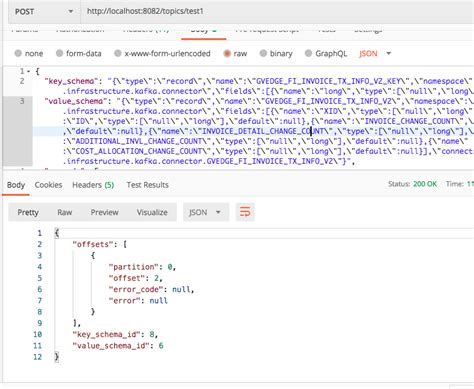 Exception In Kafka Rest Proxy Schema Being Registered Is Incompatible With An Earlier Schema