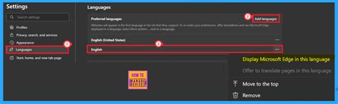 Enable Disable Application Locale Value Policy In Microsoft Edge