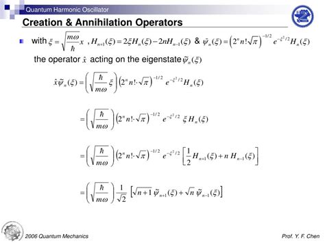 PPT Quantum Harmonic Oscillator PowerPoint Presentation Free