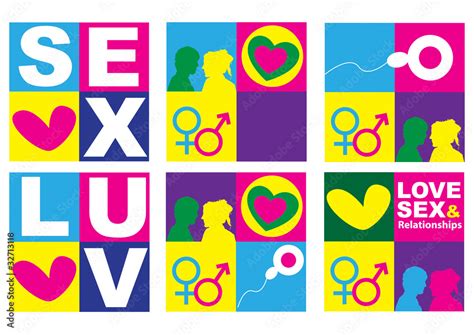 Sex Education Symbols Stock Illustration Adobe Stock