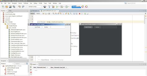 Java Light And Dark Mode Switcher C Javaphp Programming Source Code