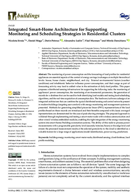 Pdf Integrated Smart Home Architecture For Supporting Monitoring And