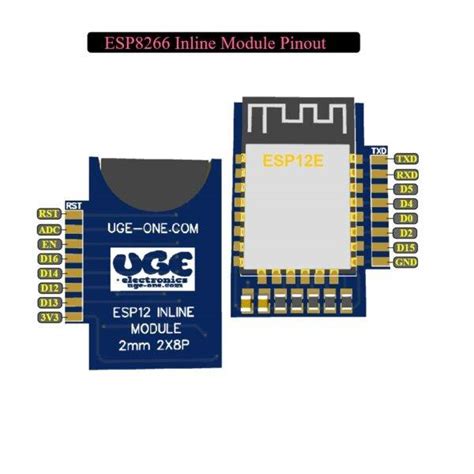 Esp8266 Vertical Mount Inline Module Uge Electronics Egypt