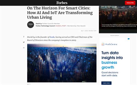 On The Horizon For Smart Cities How Ai And Iot Are Transforming Urban Living Iveda Ai Video