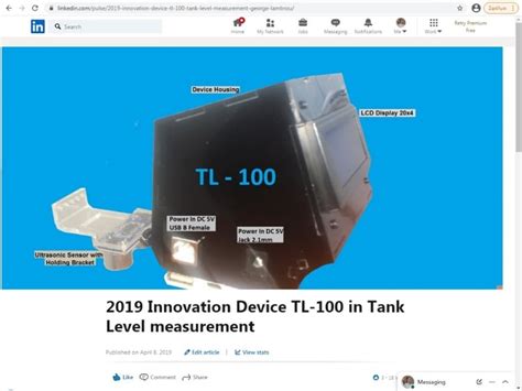 a tank volume and level measurement device with ultrasonic and arduino upwork
