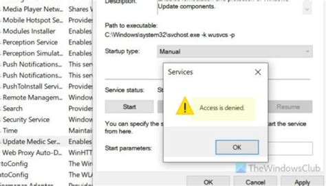 DHCP Client Service Gives Access Denied Error In Windows