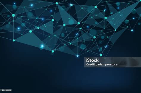 Networking Connect Technology Abstract Concept Global Network Connections With Points And Lines
