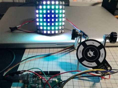 led controlled by 3d gesture sensor