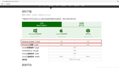 wind10环境中 node js二进制安装 win10 安装 nodejs 二进制 环境配置 csdn博客