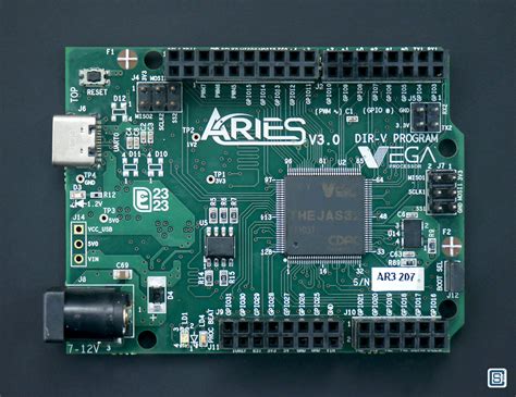 Getting Started With C Dac Aries V3 Thejas32 Microcontroller Development Board Circuitstate