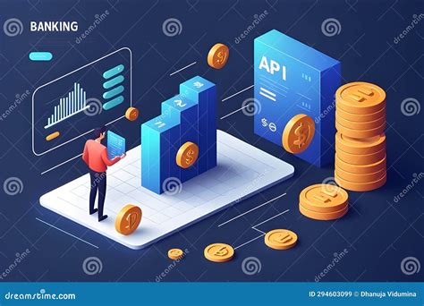 banking api concept illustration stock illustration illustration of management payroll 294603099