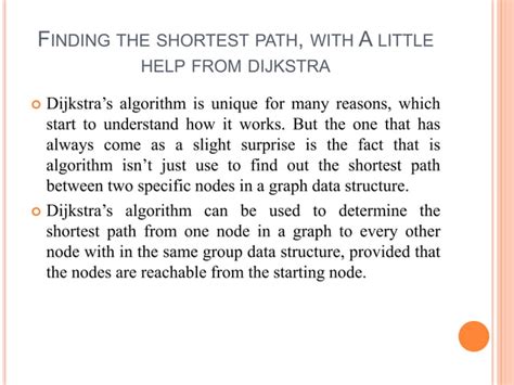 shortest path analysis pptx