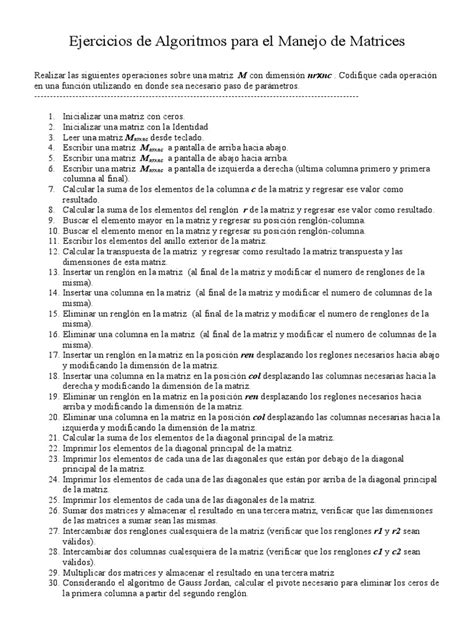 Pdf Dis Algoritmos Matrices Y Funciones Dokumentips