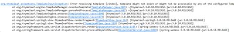 Springboot 集成 Thymeleaf 及常见错误 Pillarzhang 博客园