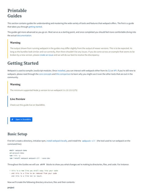 Webpack Guide Pdf Computer Science Software