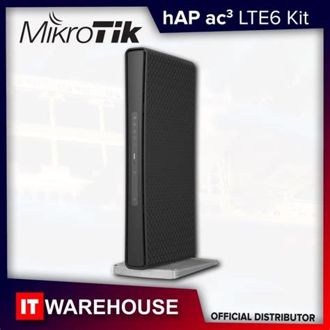 MikroTik HAP Ac3 LTE6 Kit 4G LTE Wireless Dual Band Router W 5 Gigabit Ethernet Ports