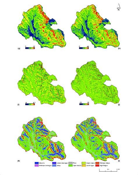 Parameters Derived From Aster And Srtm Dems G And H Ls I And J Download Scientific Diagram