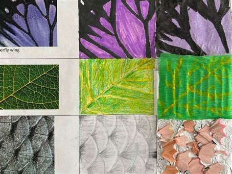 Ks3 Visual And Tactile Texture Worksheet Teaching Resources