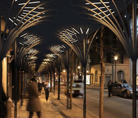 The Urban Umbrella An Inspired Replacement For Sidewalk Scaffolding