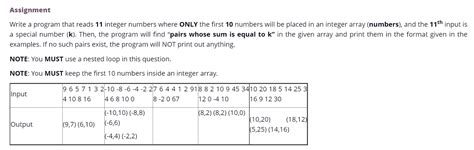 solved assignment write a program that reads 11 integer