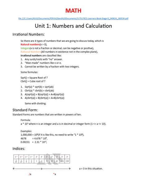 Math Chap Pdf