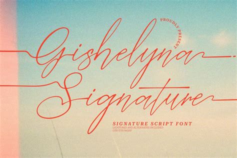 Gishelyna Signature Script Font Deeezy